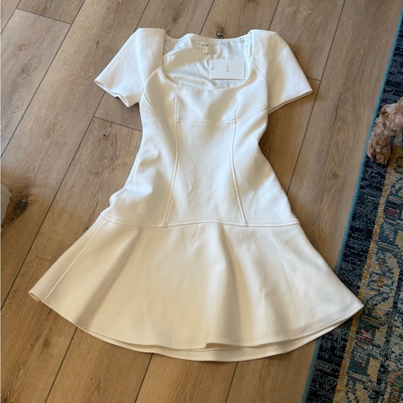 A.L.C. | Dresses | Alc Hayes Puff Sleeve Elegant White Dress | Poshmark